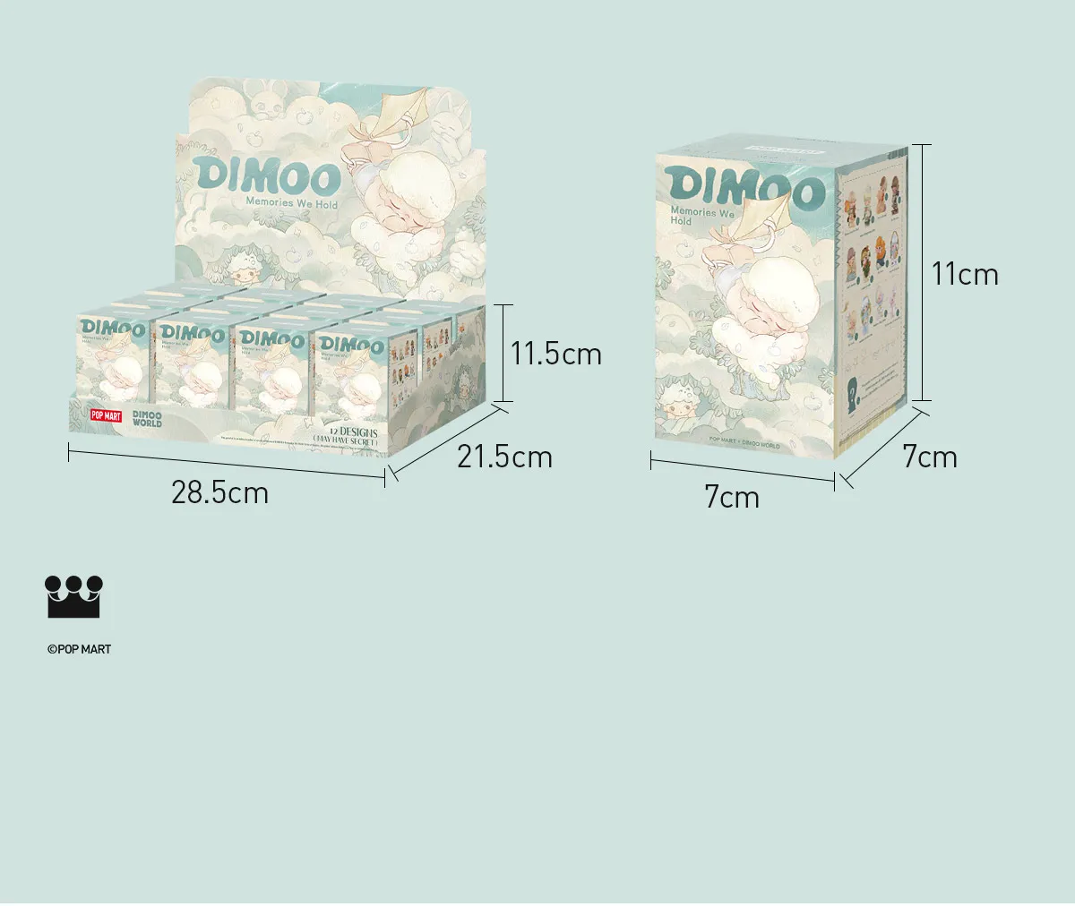 DIMOO Memories We Hold Series Figures - POP MART (Macao, China)